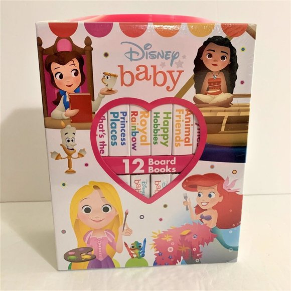 Disney | Other | Disney Princess First Library Board Books Set Of 2 ...